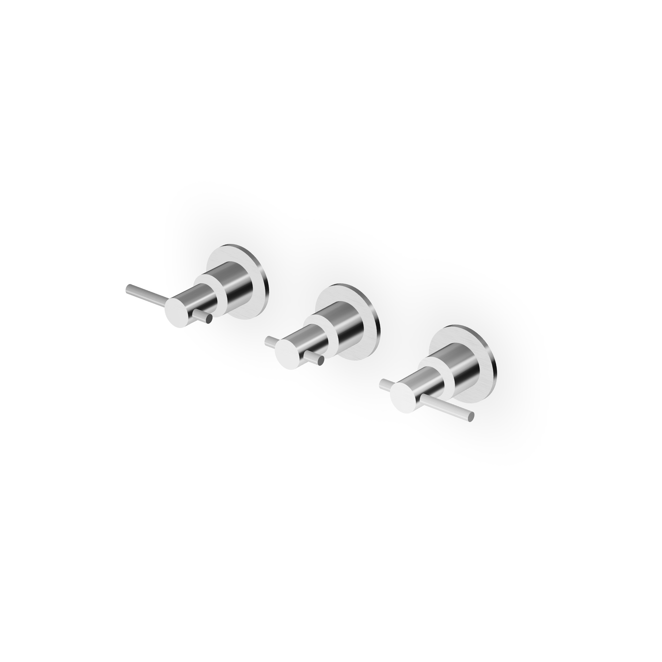 Zucchetti - 3 hole built-in bath-shower mixer.